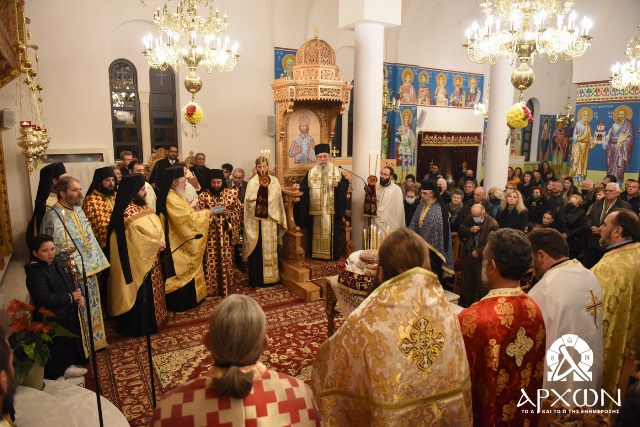 Στον εσπερινό του ΙΝ Αγ. Τρύφωνος στην Τρίπολη χοροστάτησε ο ...